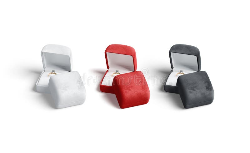 Ring Box Mockup Stock Illustrations – 811 Ring Box Mockup Stock ...