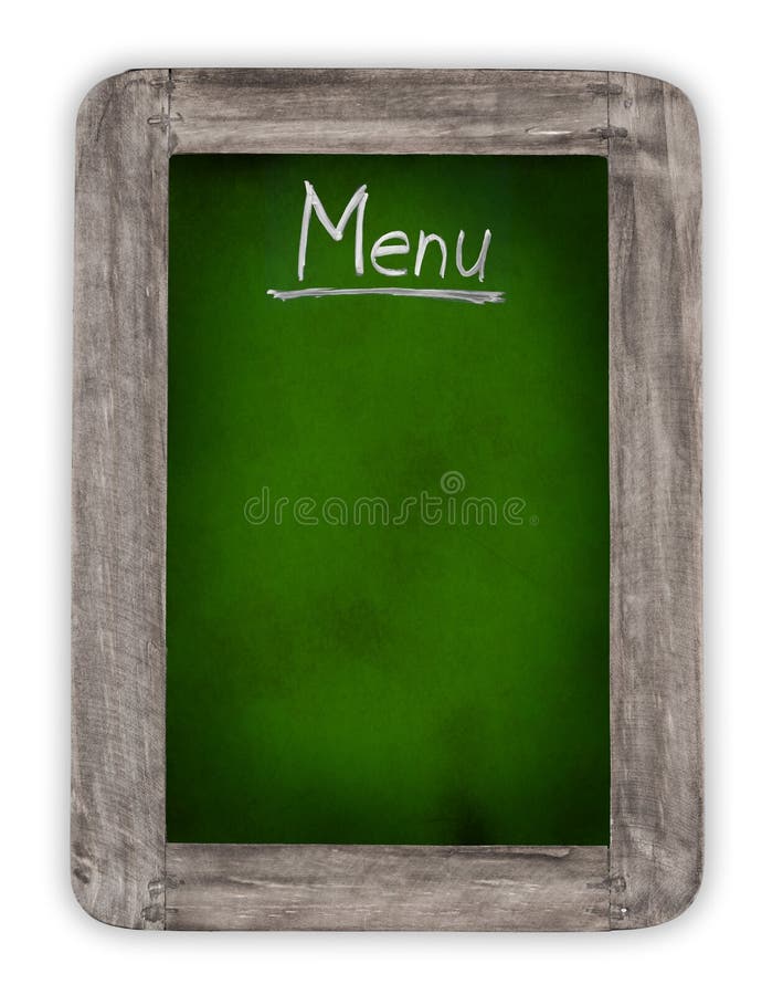 Blank Blackboard, daily Menu Stock Photo - Image of dinner, text: 44528982