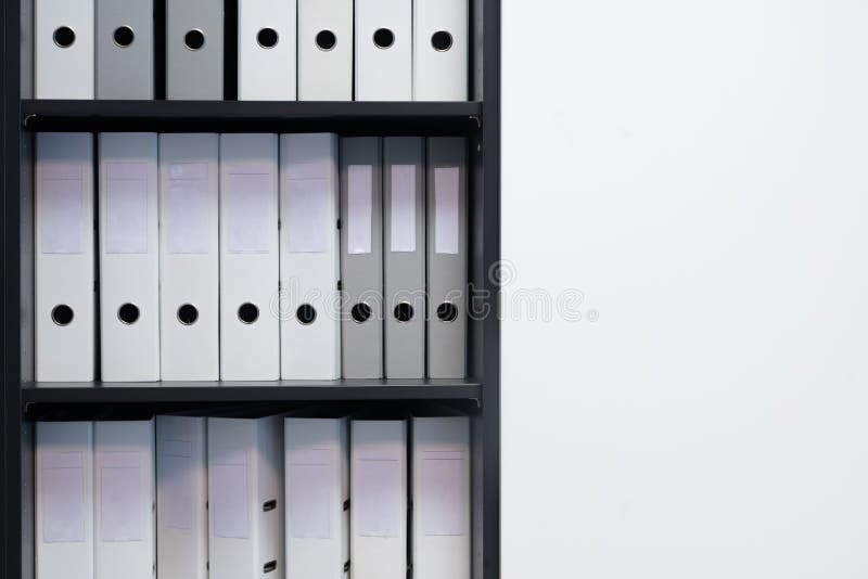 Files on Shelf stock image. Image of organized, stack - 3593655