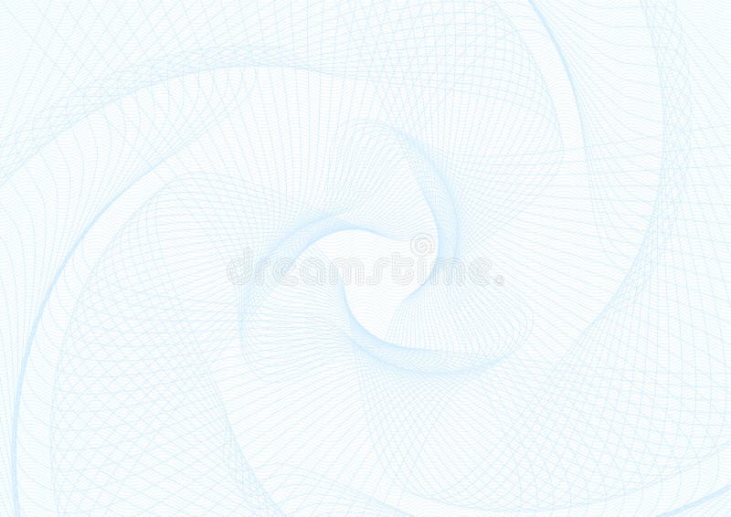 Abstract Guilloche Pattern Vector Complicated Blue Line Texture Stock ...