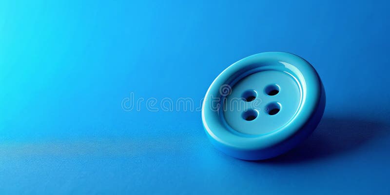 Blank Blue Button Mockup Versatile Design Element for Product ...