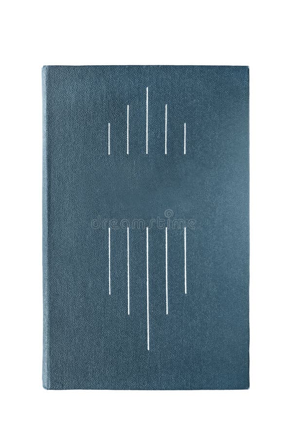 Blue book isolated stock photo. Image of literature - 134448244
