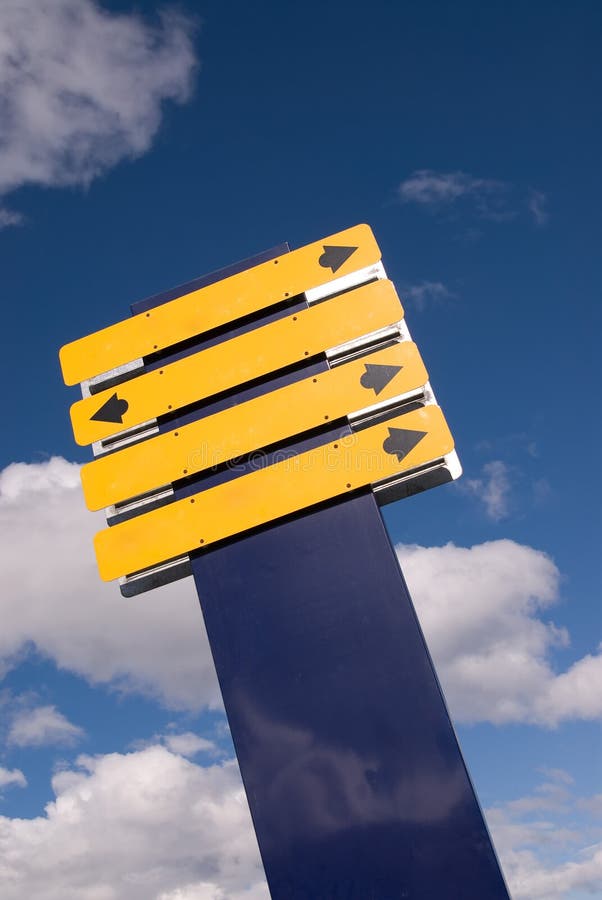 Multi direction signpost stock photo. Image of wooden - 2298010