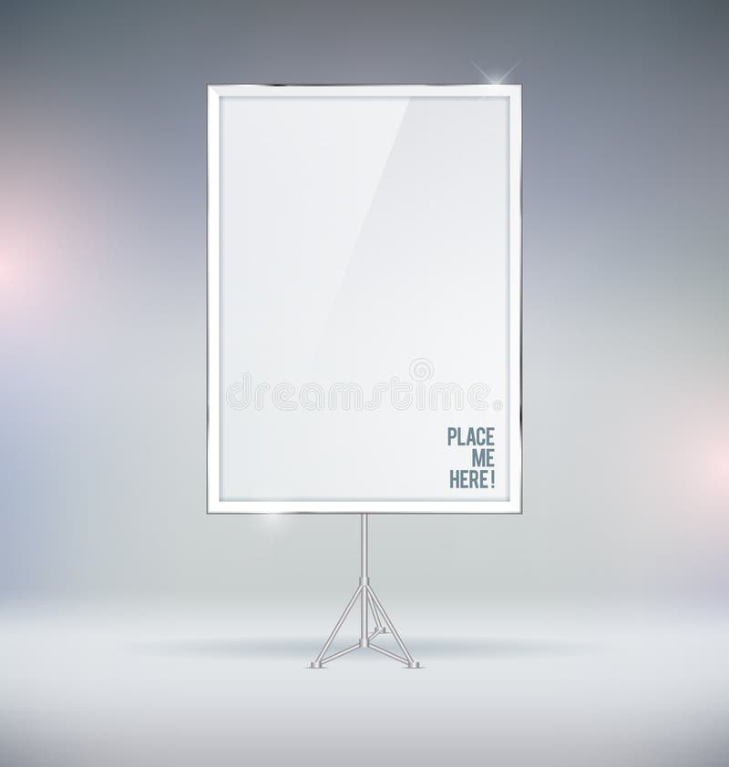 Blank Board stock vector. Illustration of board, gray - 60485889