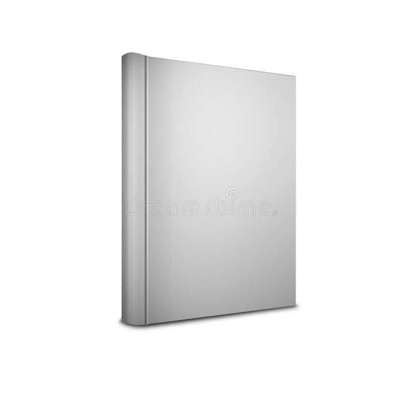 Tom vit bok stock illustrationer. Illustration av tomt - 30815629