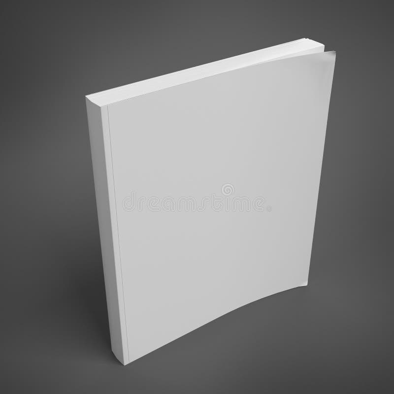 Blank book cover stock illustration. Illustration of periodical - 46568594