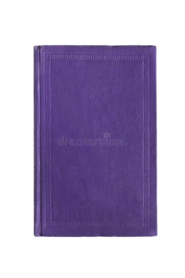 Purple book isolated stock photo. Image of journal, notebook - 136672070