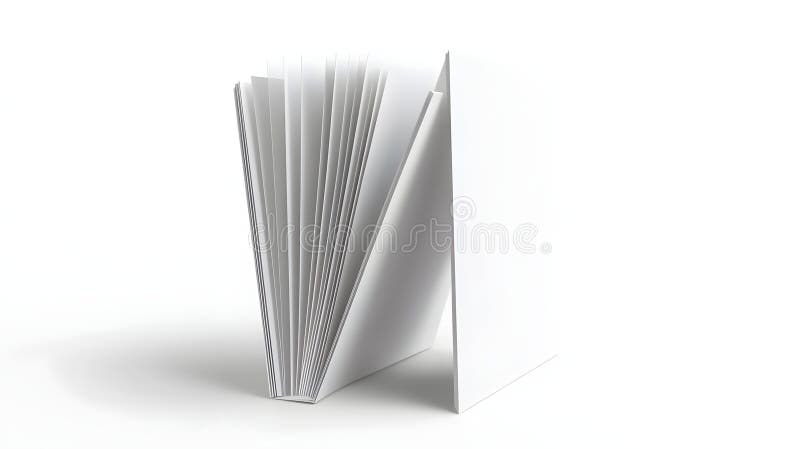 Blank Book Mockup: Paper, Pages, Spine, Cover, and Design Template ...