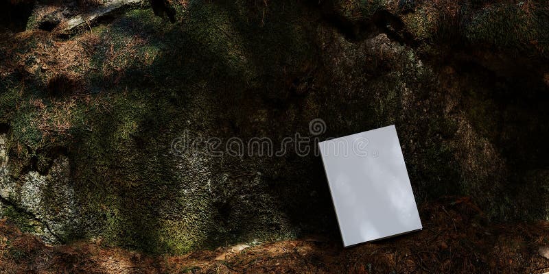 Blank Cover Notepad Face and Back Side Sketchpad Empty Template Clear ...
