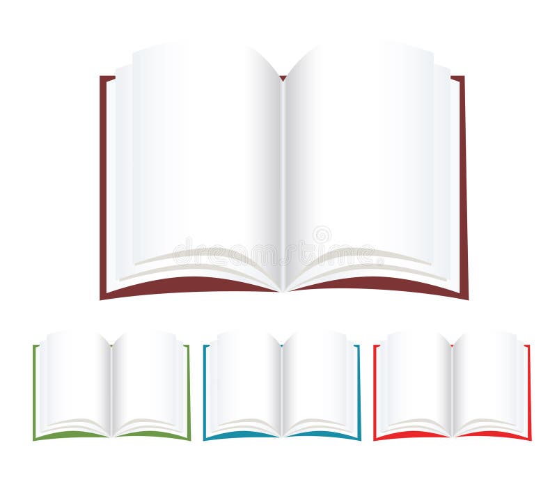 Open book vector icon. stock vector. Illustration of identity - 43601457