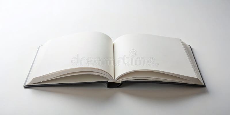 Blank Book Spread Mockup Versatile Design Template for Educational ...