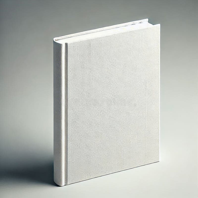 Blank Book Standing Upright Stock Illustration - Illustration of lens ...