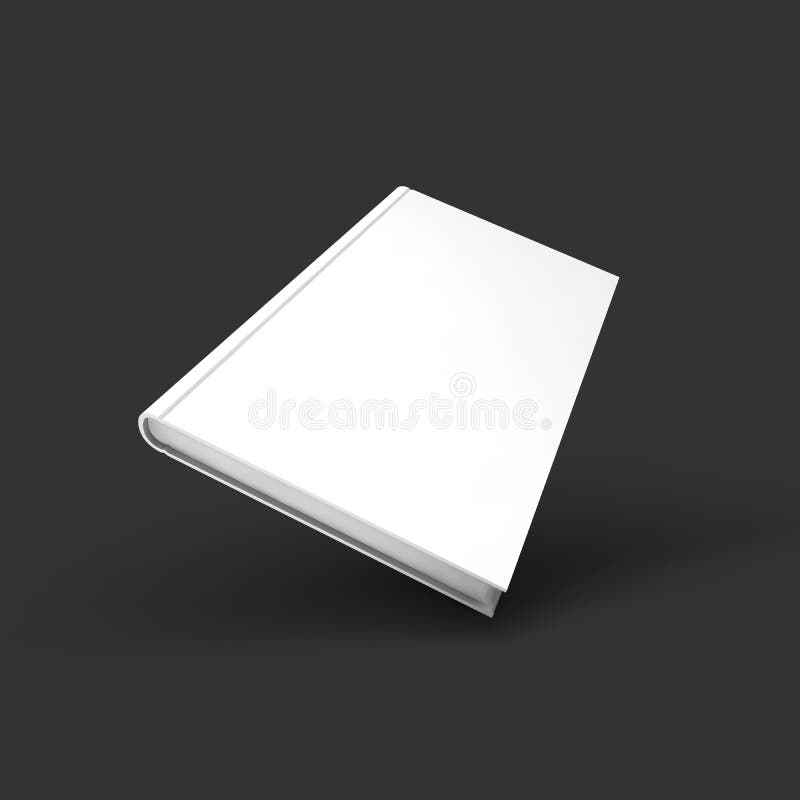 Blank Book, Textbook, Booklet or Notebook Mockup. Stock Vector ...