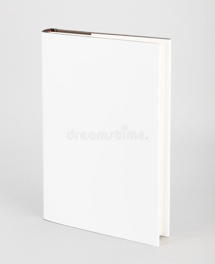 Blank Book White Cover 5,5 X 8 in Stock Illustration - Illustration of ...