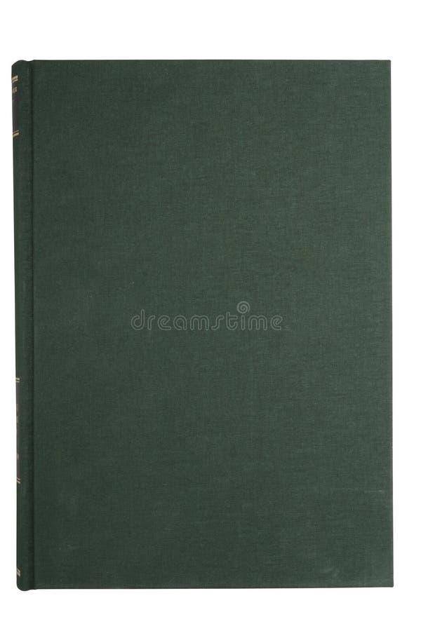 Book Blank Green Hardcover - Clipping Path Stock Image - Image of ...