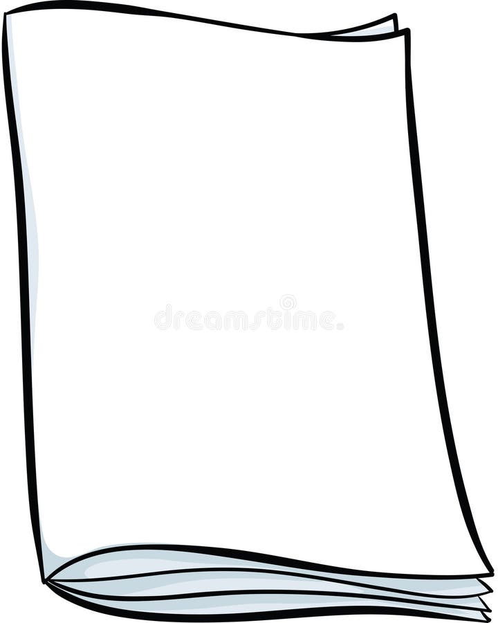 Blank Booklet stock illustration. Illustration of white - 41194936