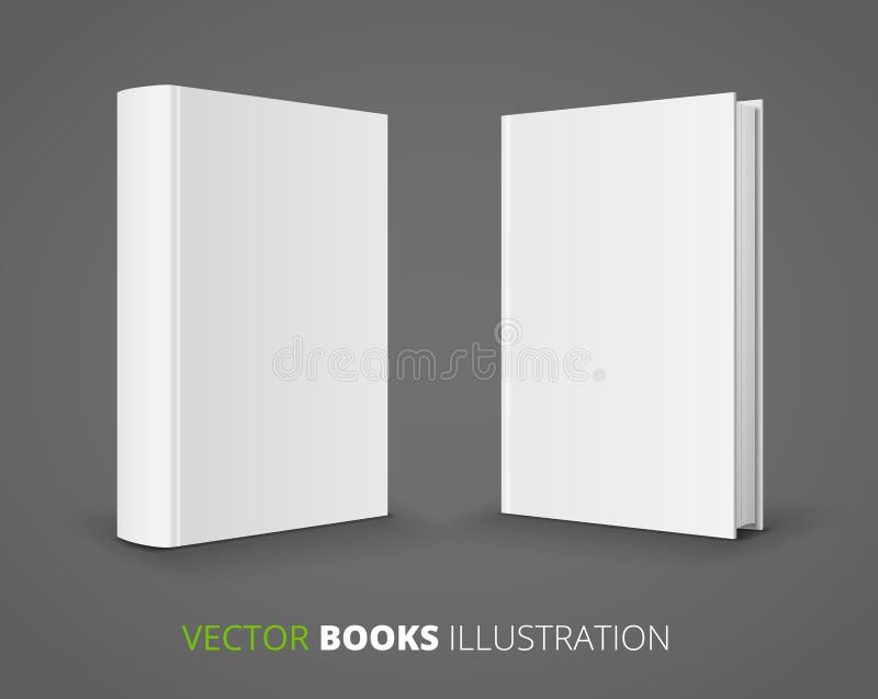 Blank books stock vector. Illustration of back, book - 54586164