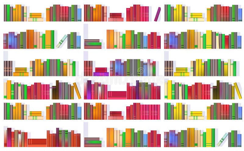 Books Seamless Pattern stock illustration. Illustration of render ...