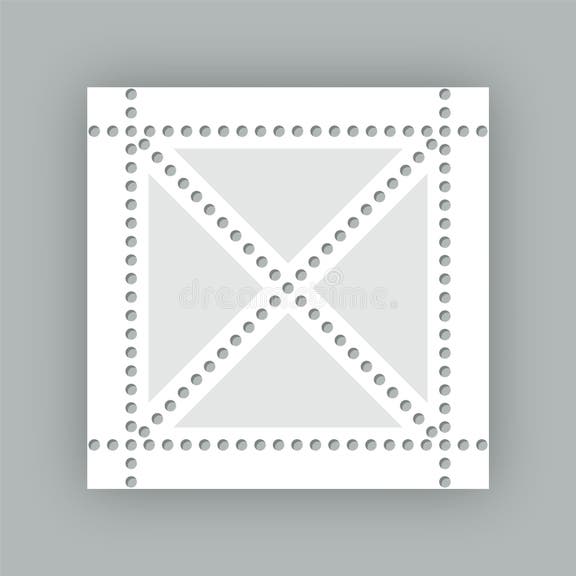 Blank Borders of Post Stamps. Empty Postal Stamp. Postage Frames Set ...