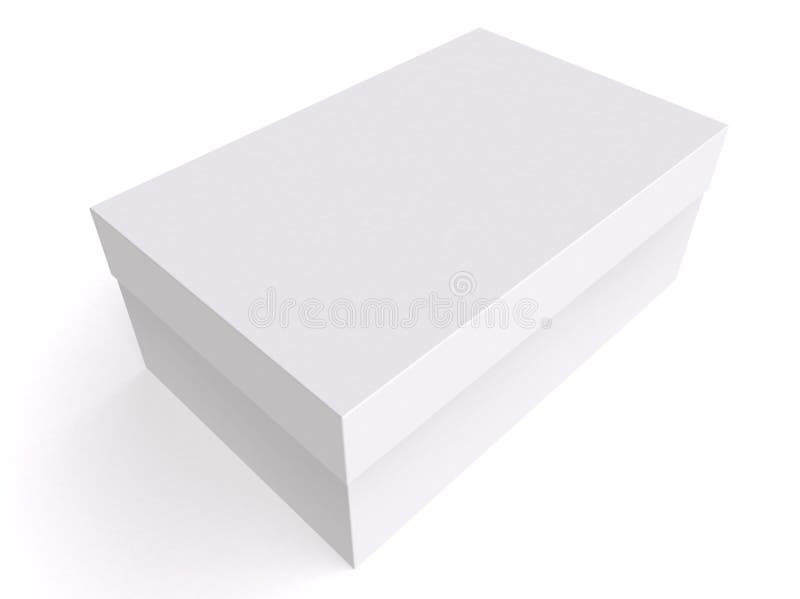 Blank box 3d stock illustration. Illustration of gray - 6333114