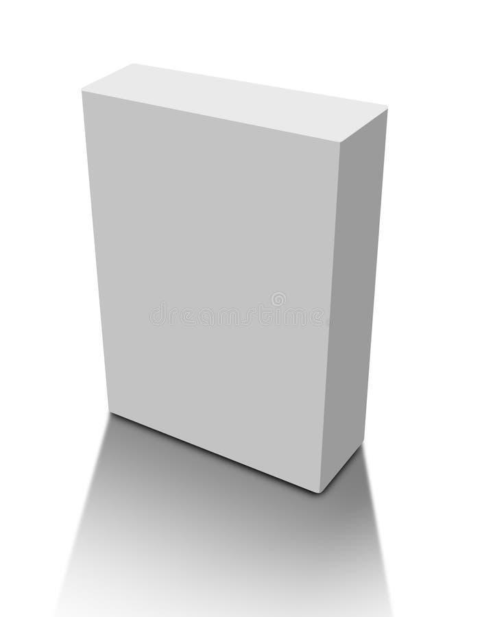 Blank box stock illustration. Illustration of shadow, package - 756484