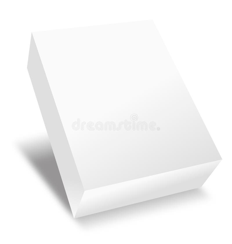Plain blank box (12Mb) stock illustration. Illustration of guide - 372075