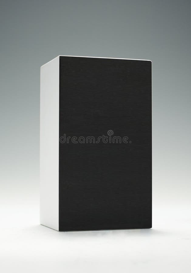 Blank Box Over White Background Stock Illustration - Illustration of ...