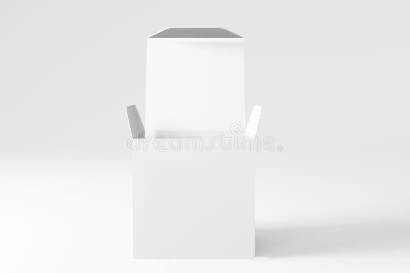 Blank Box for Packaging, Rectangle Box Mockup, Syrup Box Mockup ...