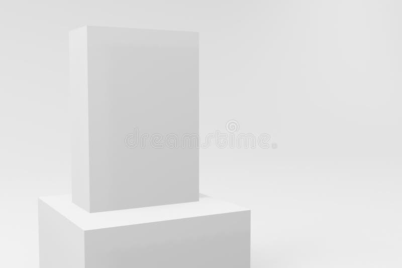 Blank Box for Packaging, Rectangle Box Mockup, Syrup Box Mockup ...