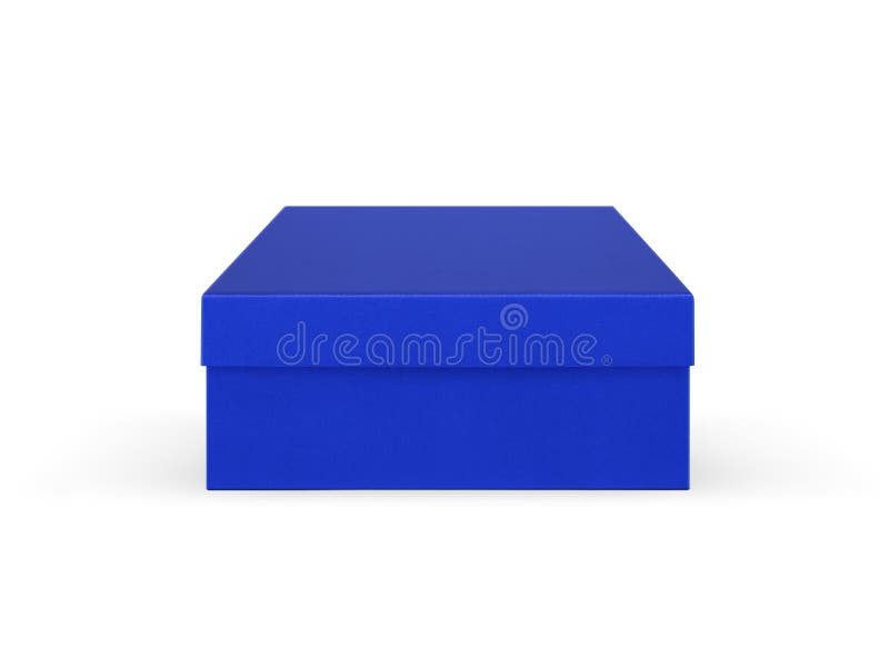 Blank Box on White Background Stock Photo - Image of packaging, product ...