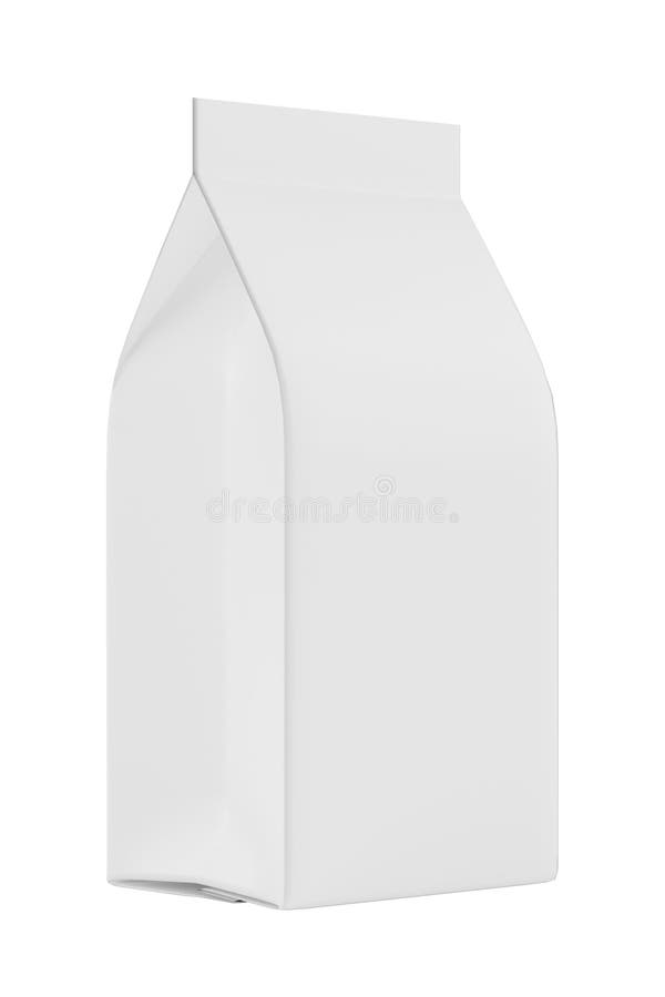 Blank Boxes. Retail Package Mockup. Isolated on White. 3d Rendering ...