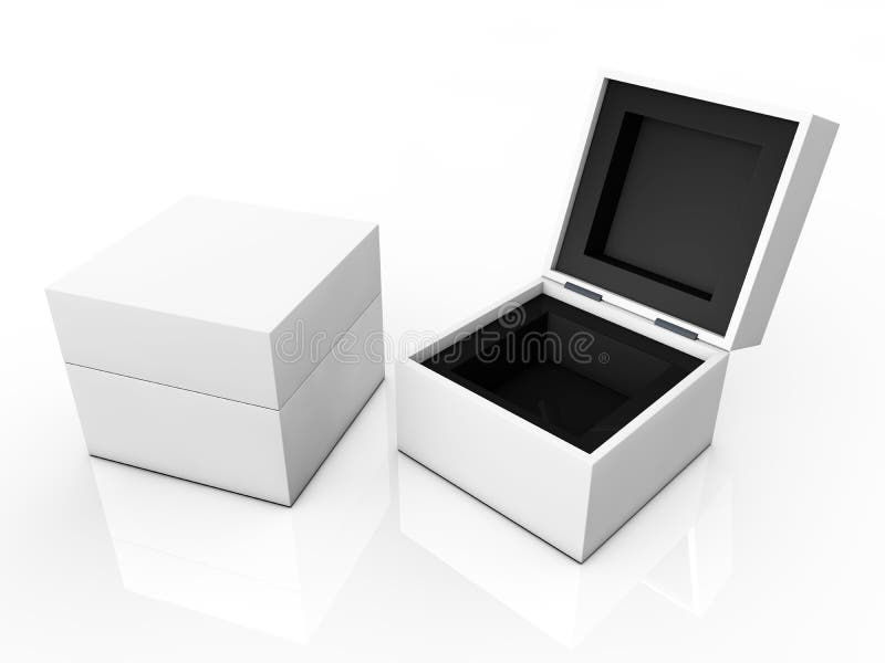 Blank boxes stock illustration. Illustration of drawer - 33035480