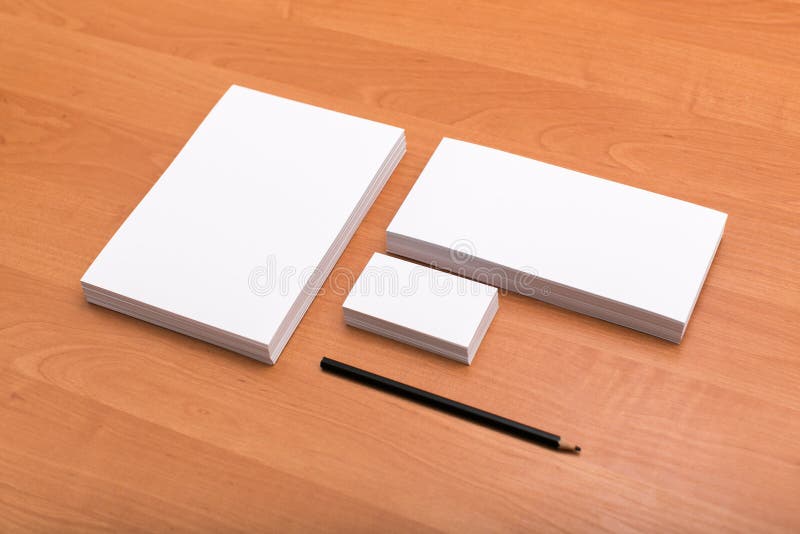 Blank branding elements stock photo. Image of sheet, paper - 52510912