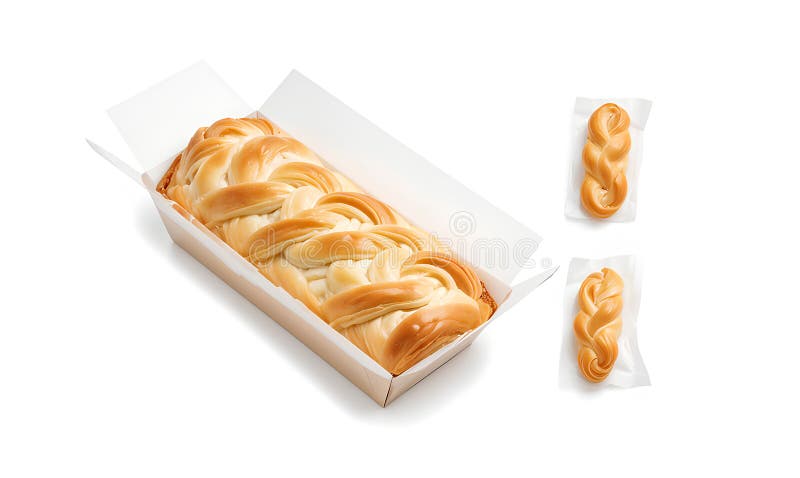 Blank Bread in Transparent Cellophane Pack Mockup, Different Views ...