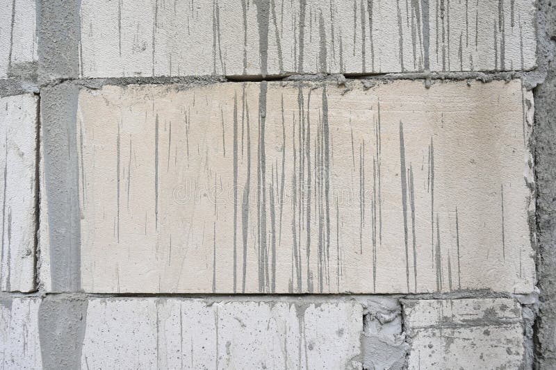 Blank Brick Wall Texture Background, Construction Industry Stock Image ...