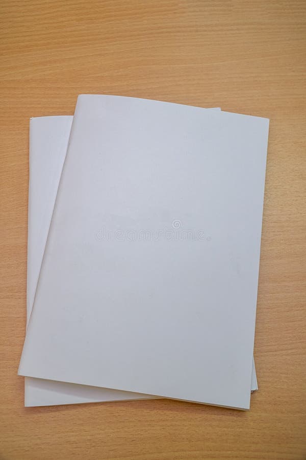 Blank Brochure Form with a Clear Title Page for Your Project Stock ...