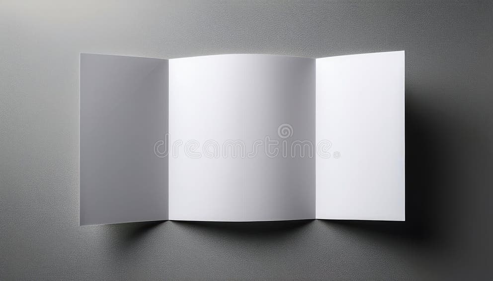 Blank Brochures on Soft Grey Background, Showcasing Versatility and ...