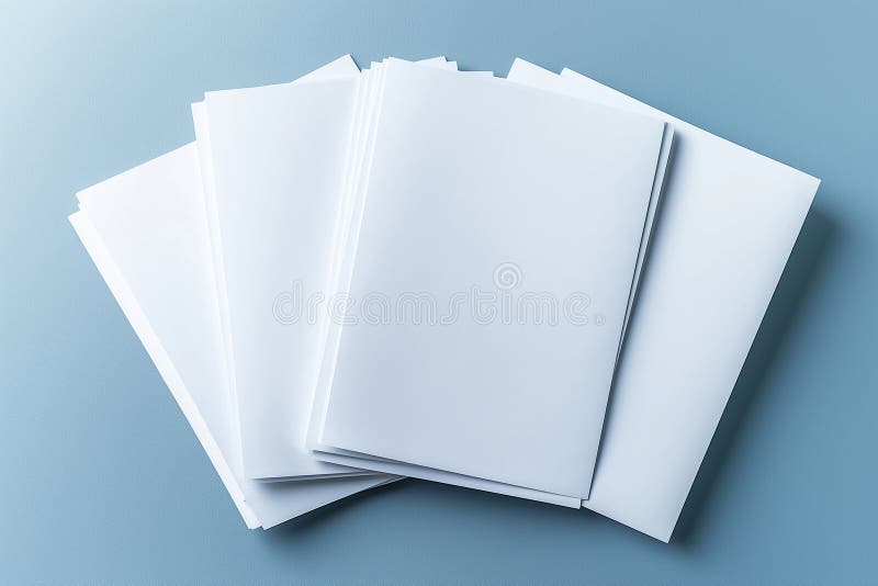 Set of Blank Brochures. Mock Up for Design Stock Illustration ...