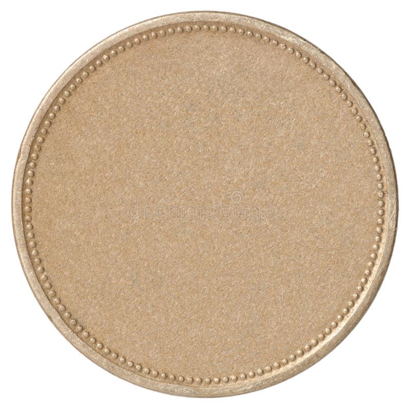 Blank bronze coin stock image. Image of hungarian, empty - 64075057