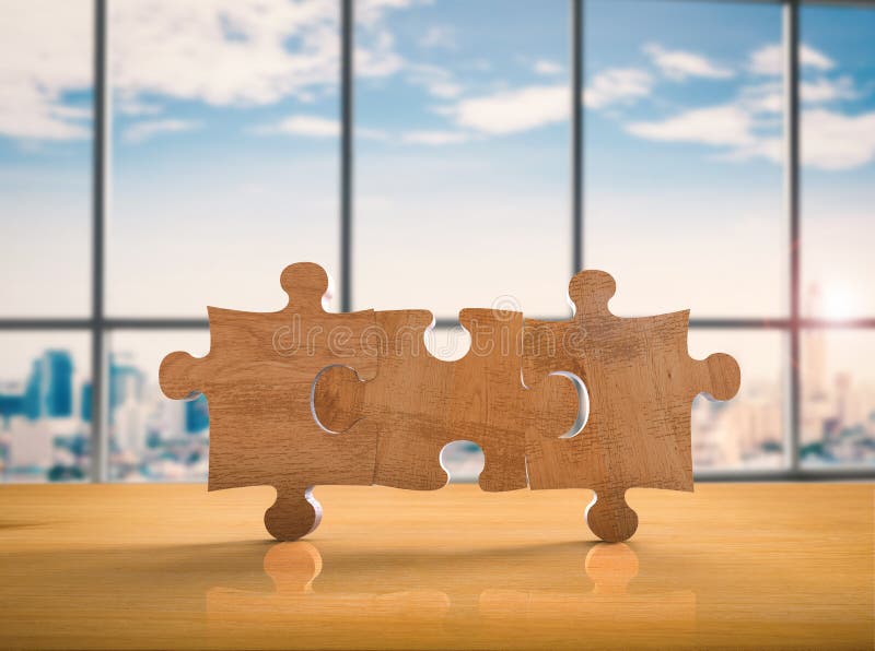 Blank brown jigsaw puzzle stock photo. Image of pattern - 78961956