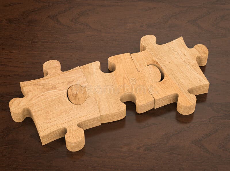 Blank brown jigsaw puzzle stock photo. Image of jigsawchallenge - 78961980