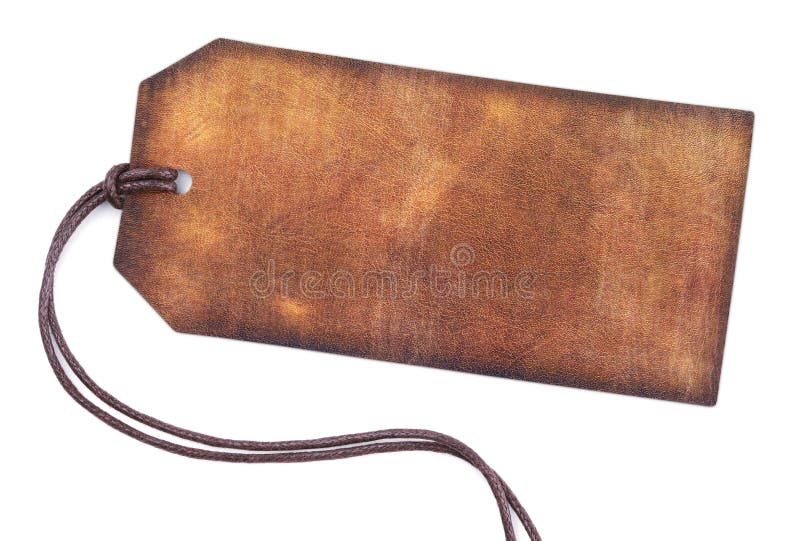 Two Different Grunge Paper Tags Isolated on White Stock Photo - Image ...