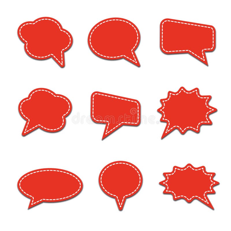 Blank bubble stickers stock vector. Illustration of sticker - 153783796
