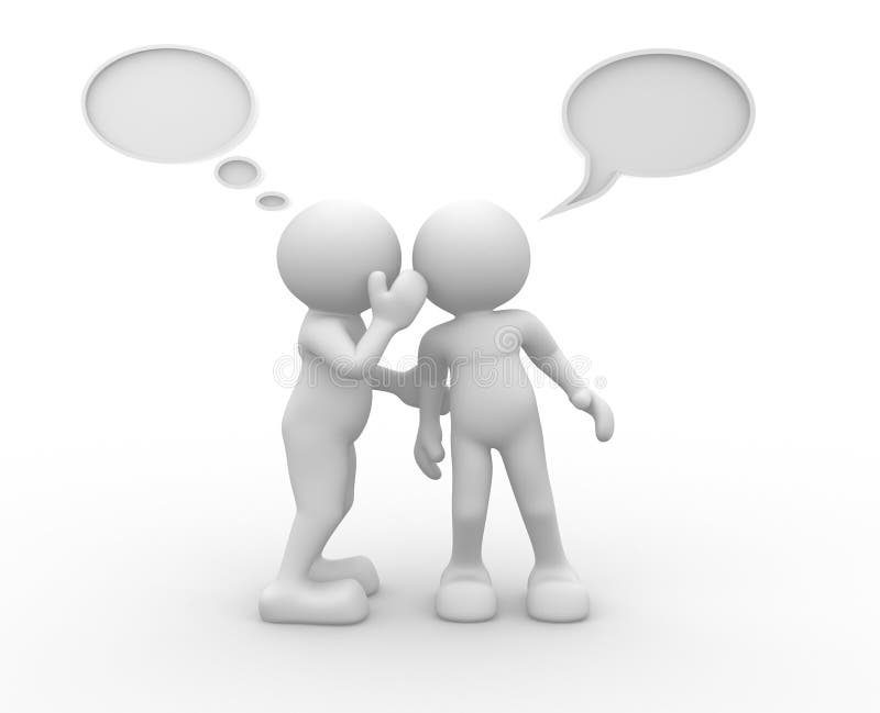 3d People Talk Bubbles Stock Illustrations – 449 3d People Talk Bubbles ...