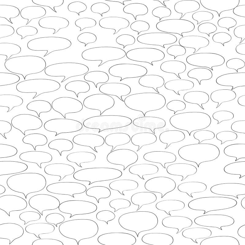 Blank speech bubbles stock illustration. Illustration of isolated ...