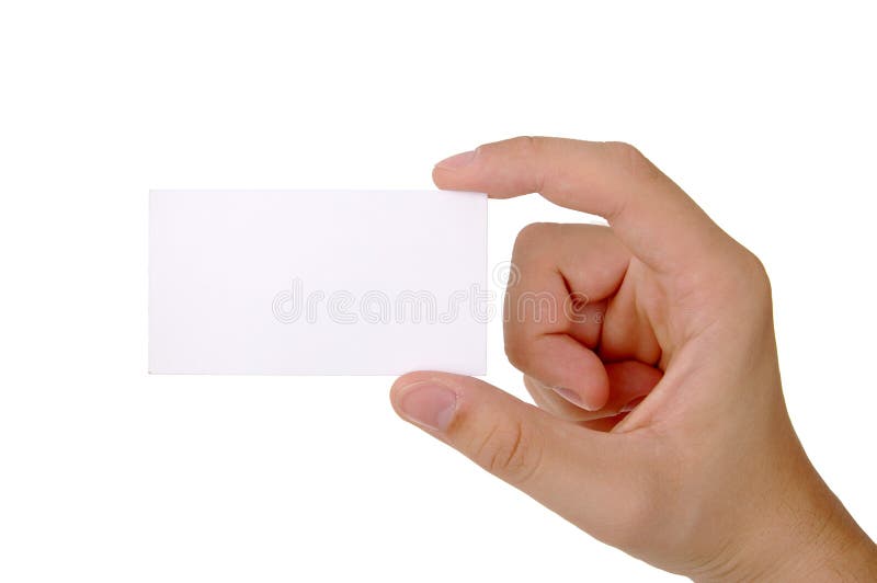 Man with business card stock image. Image of holding - 11647271