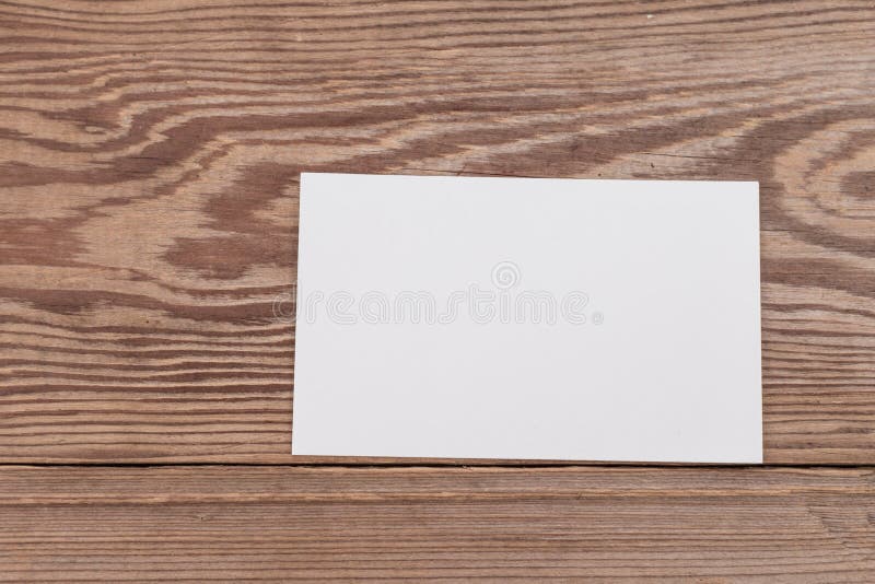 Blank business card stock photo. Image of business, desk - 95877354