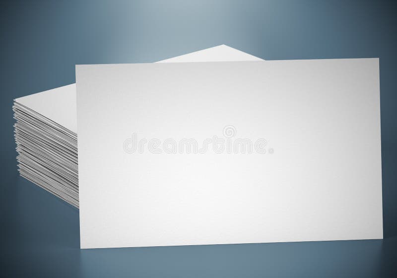 Blank business cards stock illustration. Illustration of information ...