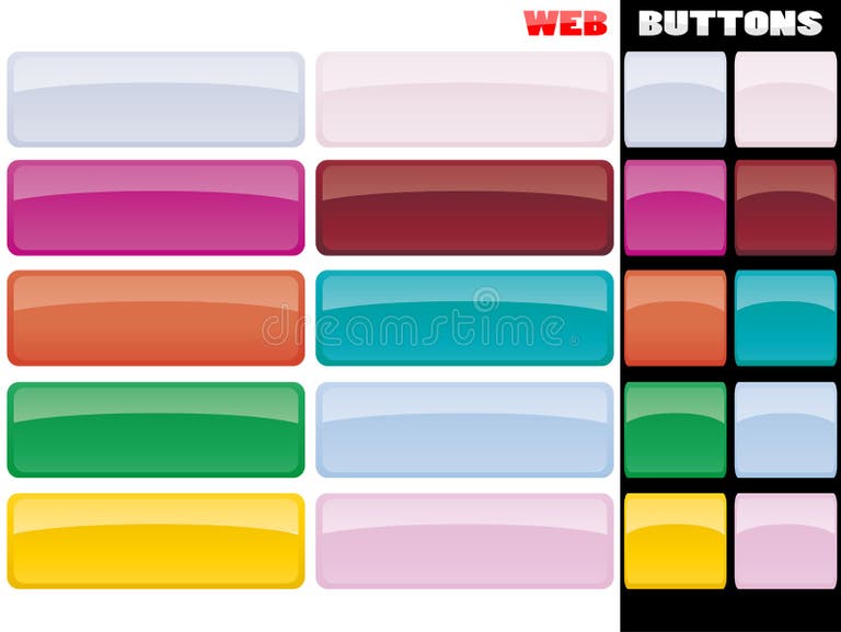 Blank Pink Buttons Stock Illustrations – 2,022 Blank Pink Buttons Stock ...