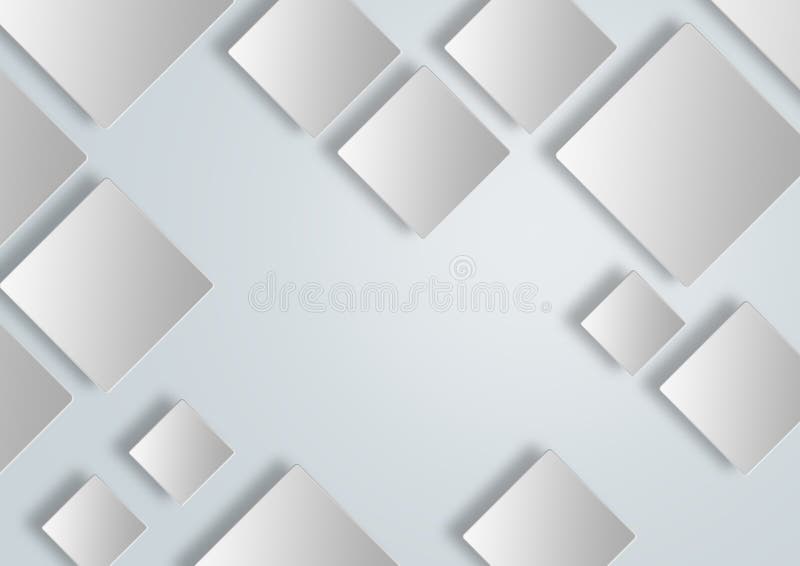 Blank Calm Squares with Soft Shadows for Graphical Use. Stock ...